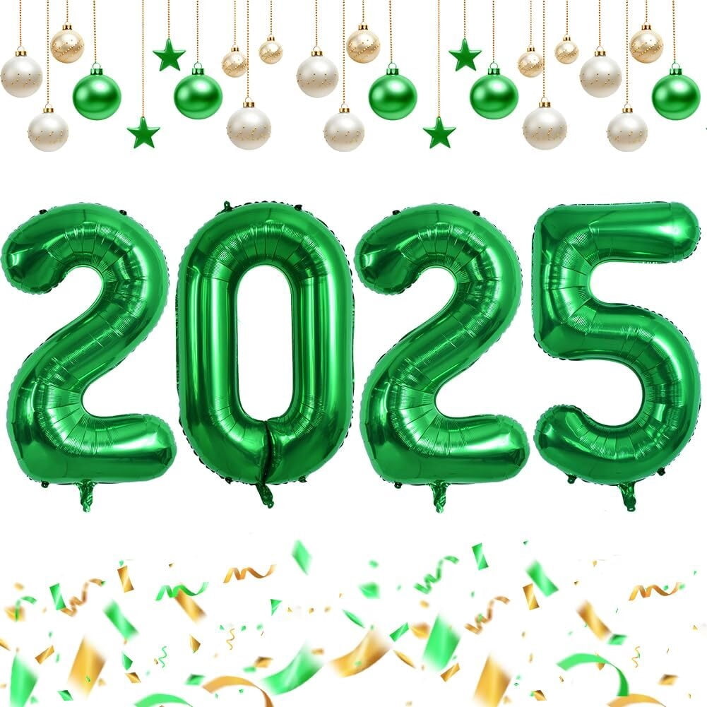 2025 Graduation Balloons 42Inch Red 2025 Number Balloons Aluminum Foil ...