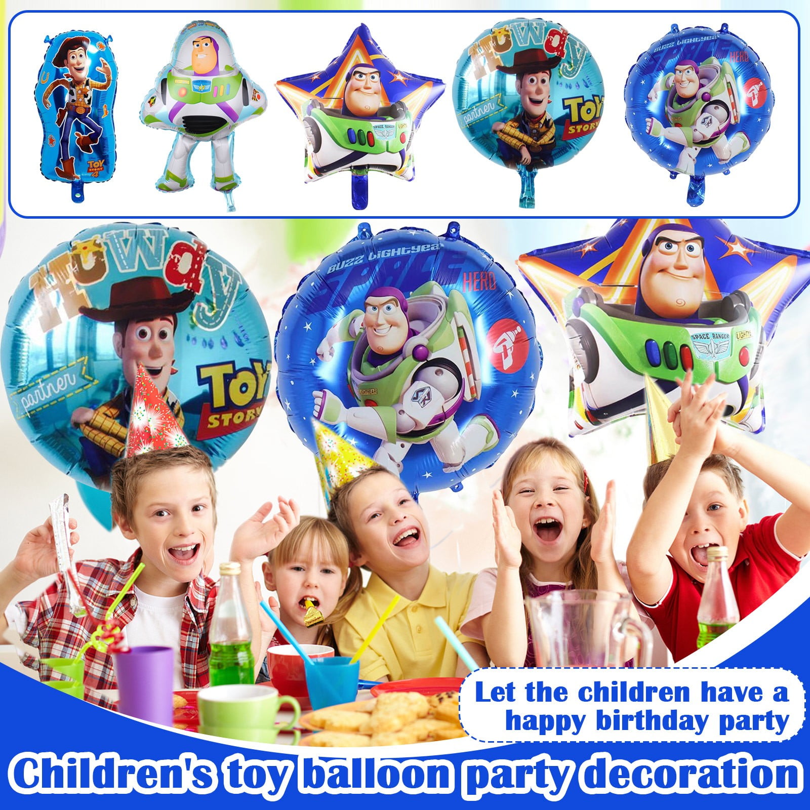 2025 Graduation Balloons, Buzz Lightyear Balloons, Summer Balloons, Big ...