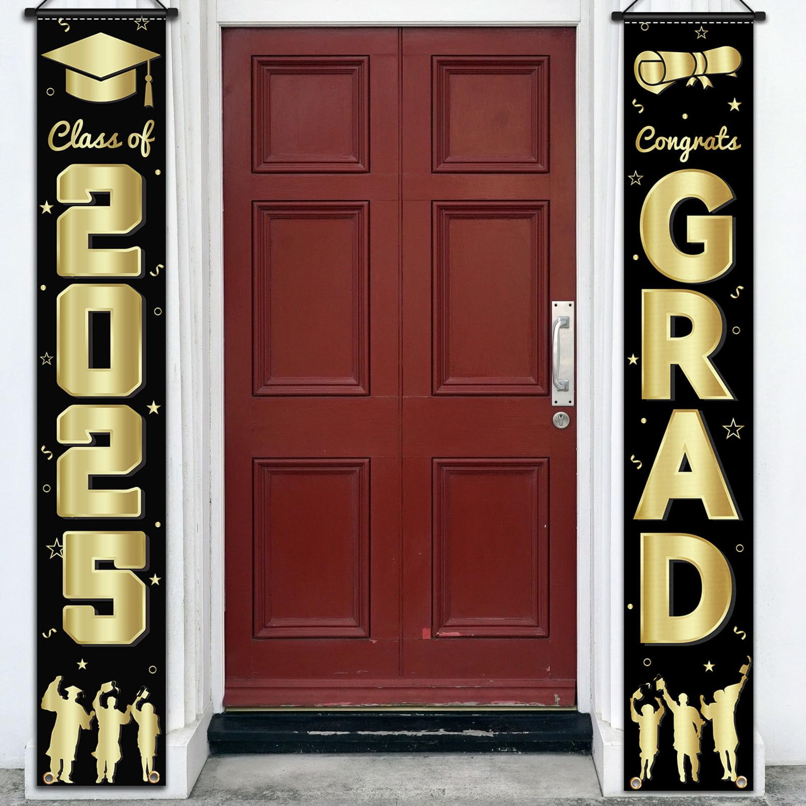 2025 Graduation Banner, Class SSF20 of 2025 Congrats Grad Porch Sign ...