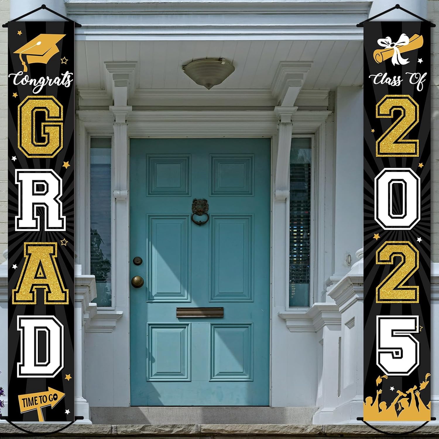 2025 Graduation Banner Class of 2025 Congrats Grad Porch Sign Party ...
