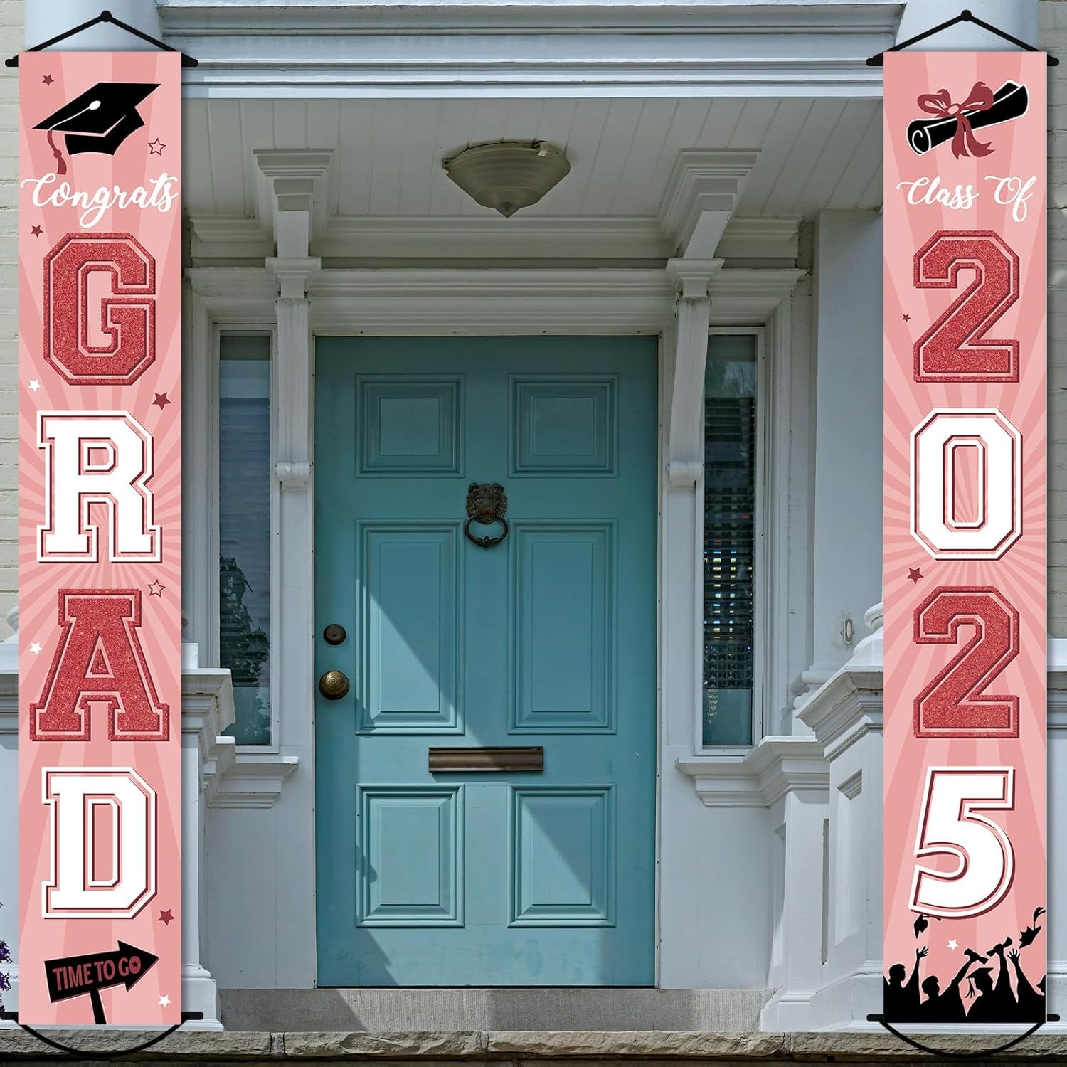 2025 Graduation Banner Class of 2025 Congrats Grad Porch Sign Party ...