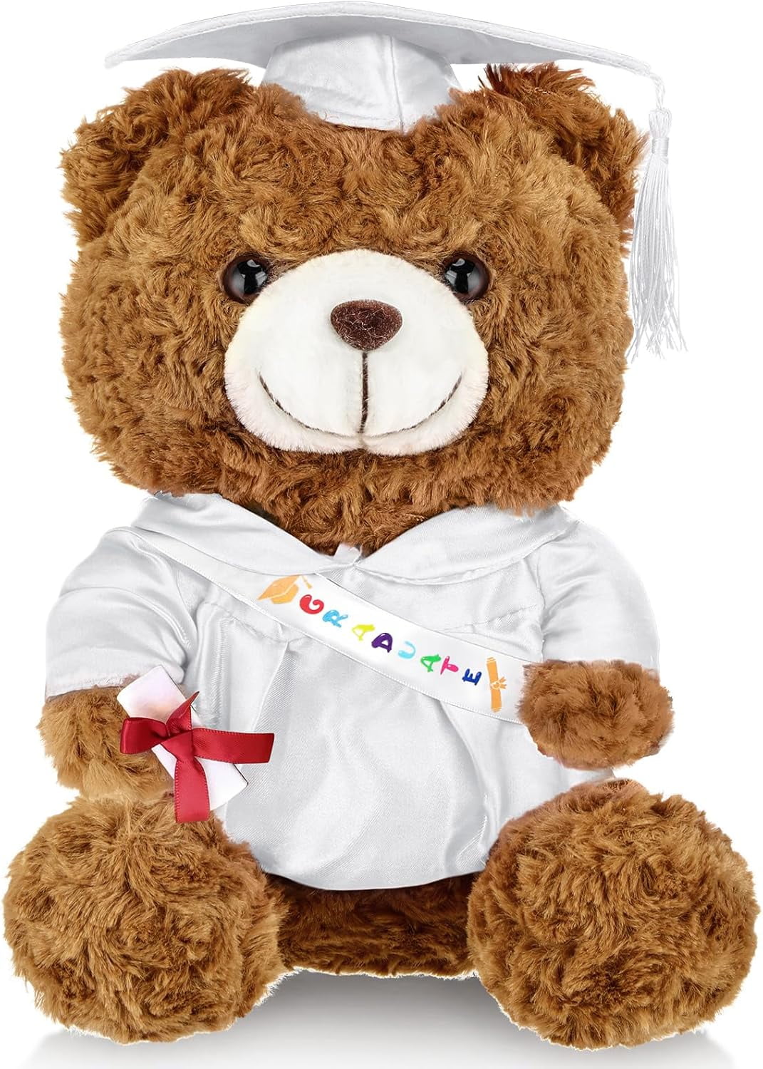 2025 Graduation Bears Stuffed Animal Plush, Bear with Gown Cap Tassel ...
