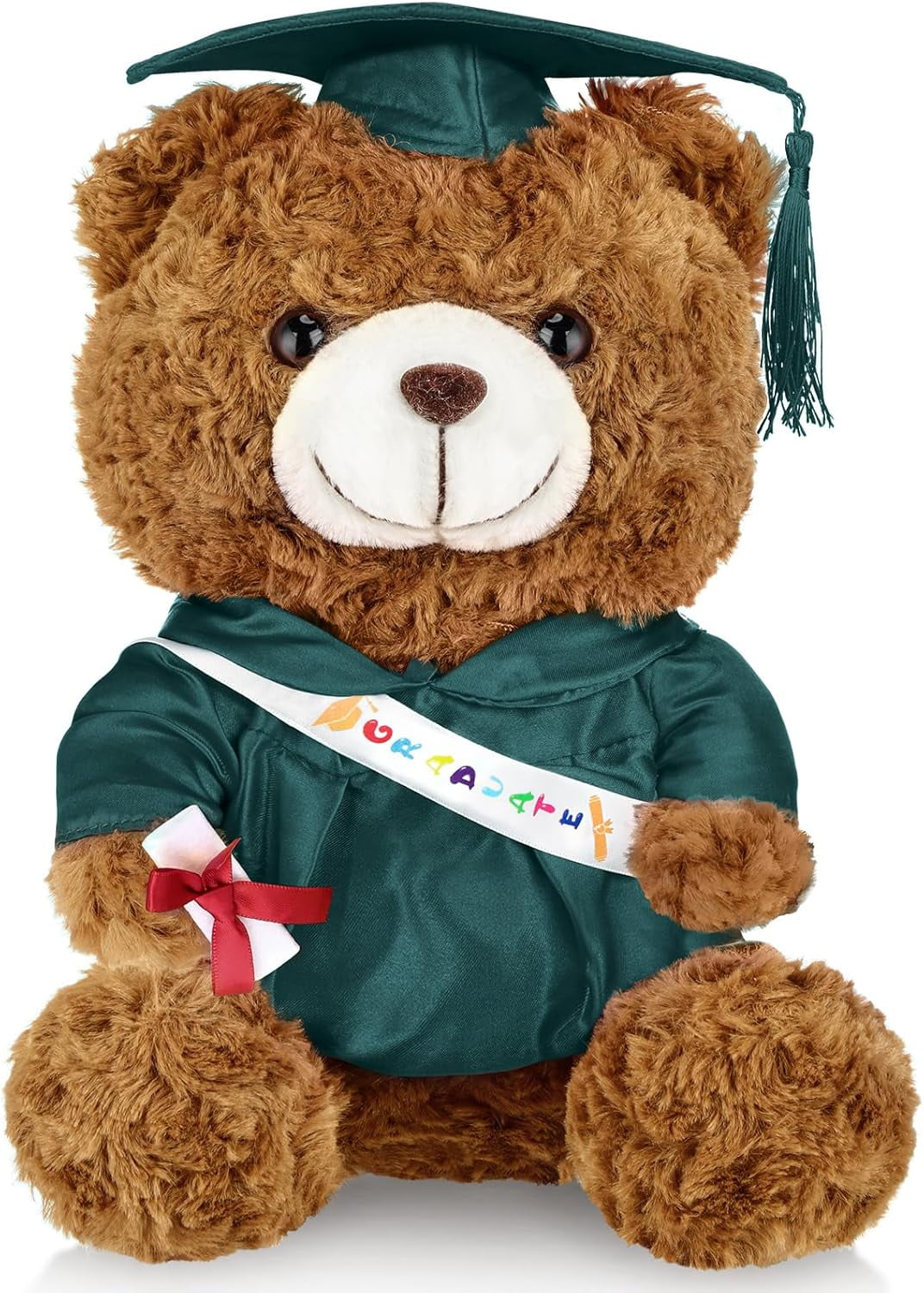 2025 Graduation Bears Stuffed Animal Plush, Bear with Gown Cap Tassel ...