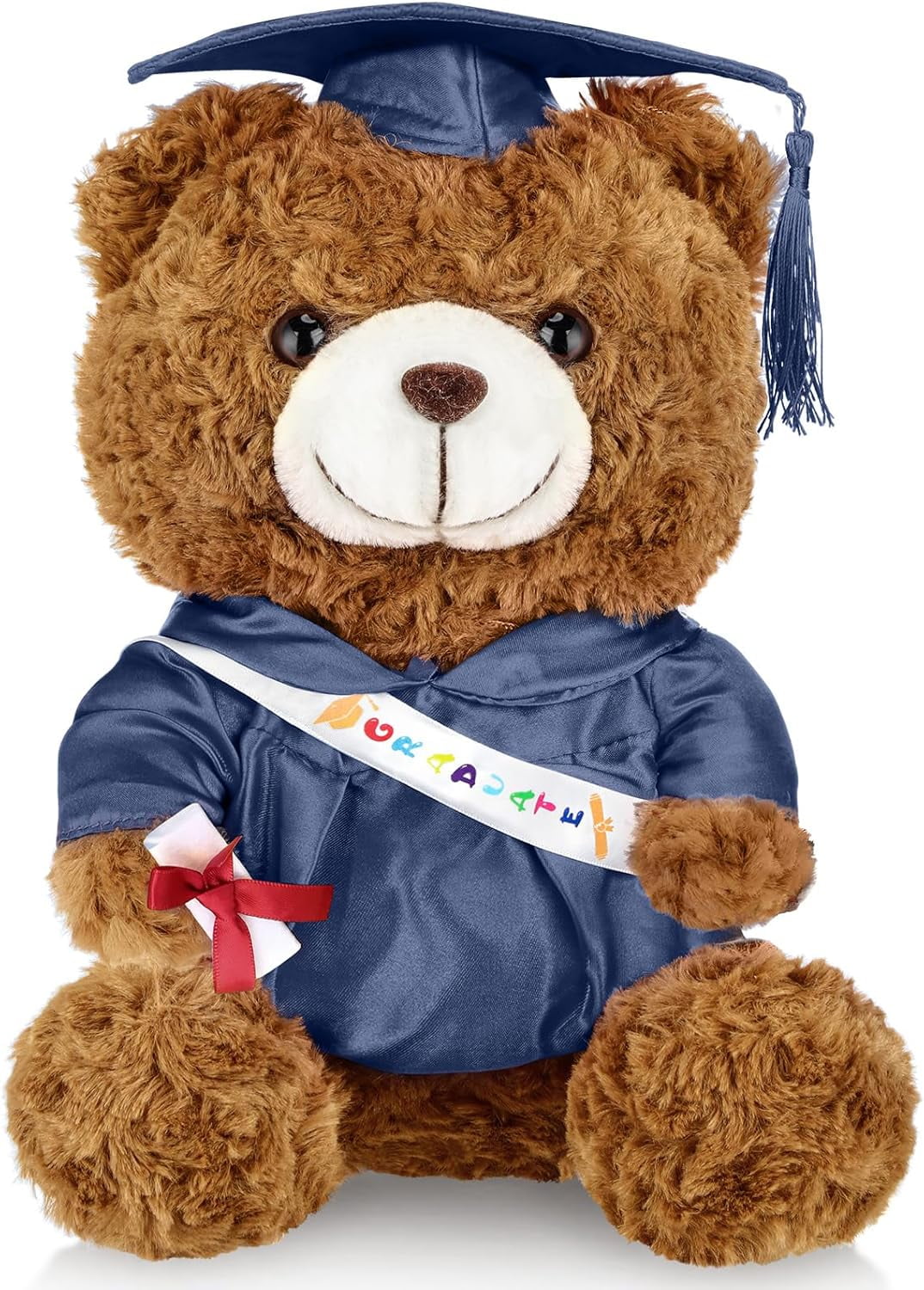 2025 Graduation Bears Stuffed Animal Plush, Bear with Gown Cap Tassel ...