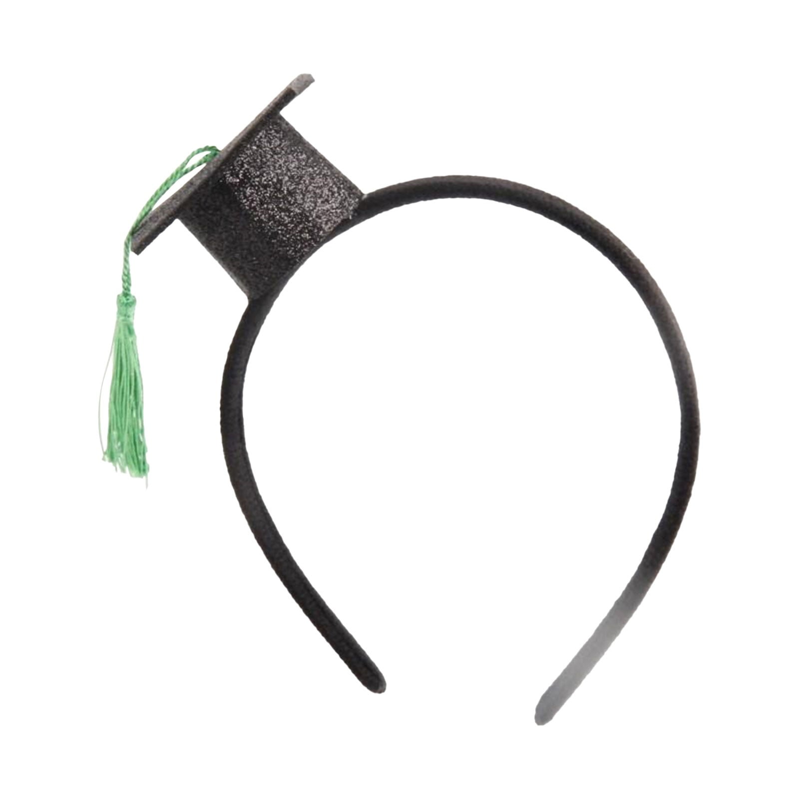 2025 Graduation Cap Headband - Mini Black Mortarboard With Gold Tassel ...