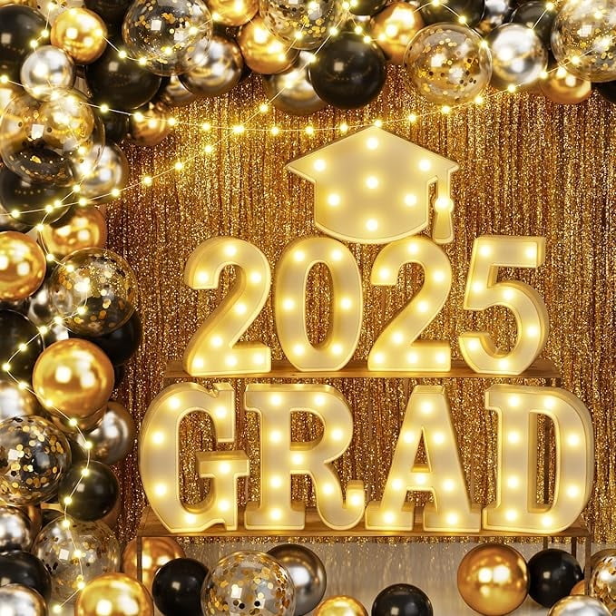 2025 Graduation Decorations, 79 PCS Graduation Party Supplies with 9 ...