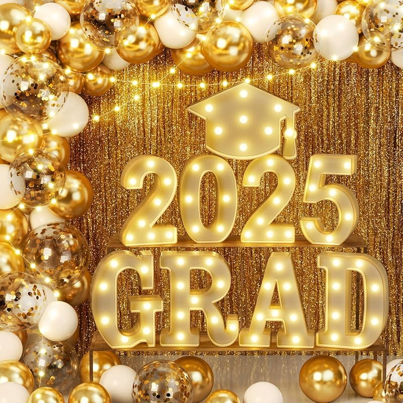 2025 Graduation Decorations, 79 PCS Graduation Party Supplies with 9 ...