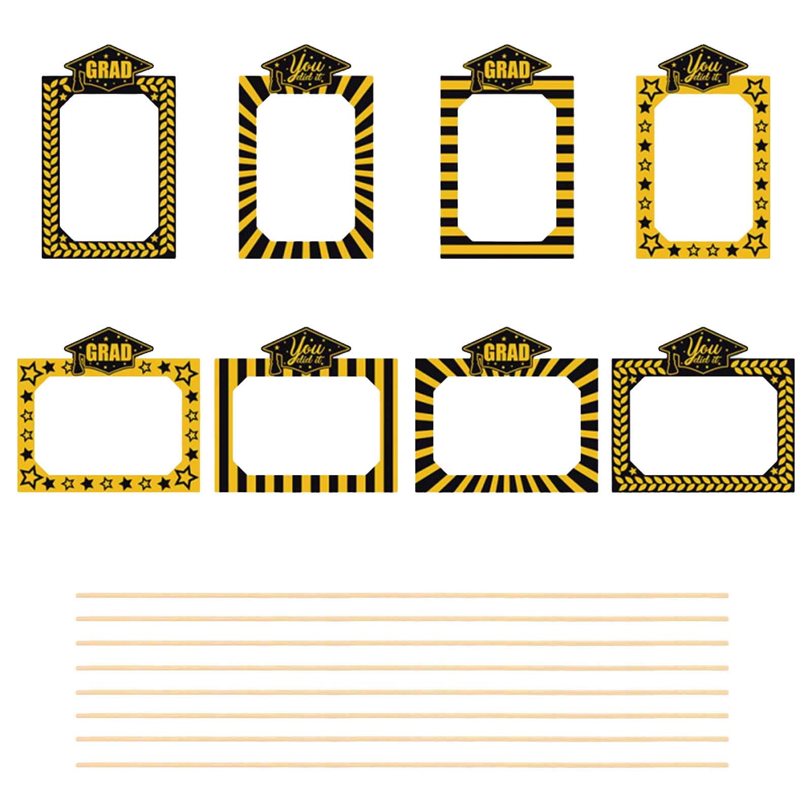 2025 Graduation Decorations 8PCS Graduation Centerpiece for Tables ...