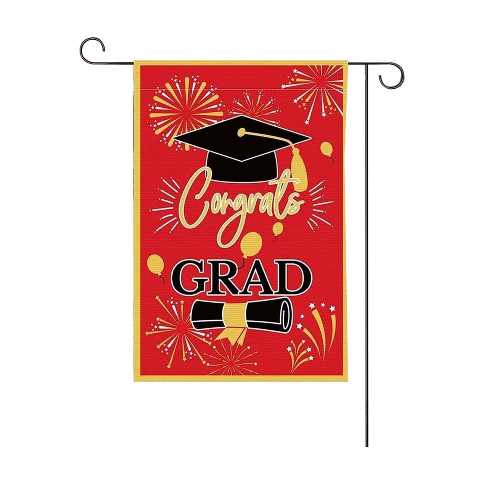 2025 Graduation Decorations Graduation Season Garden Flag, Double Sided ...