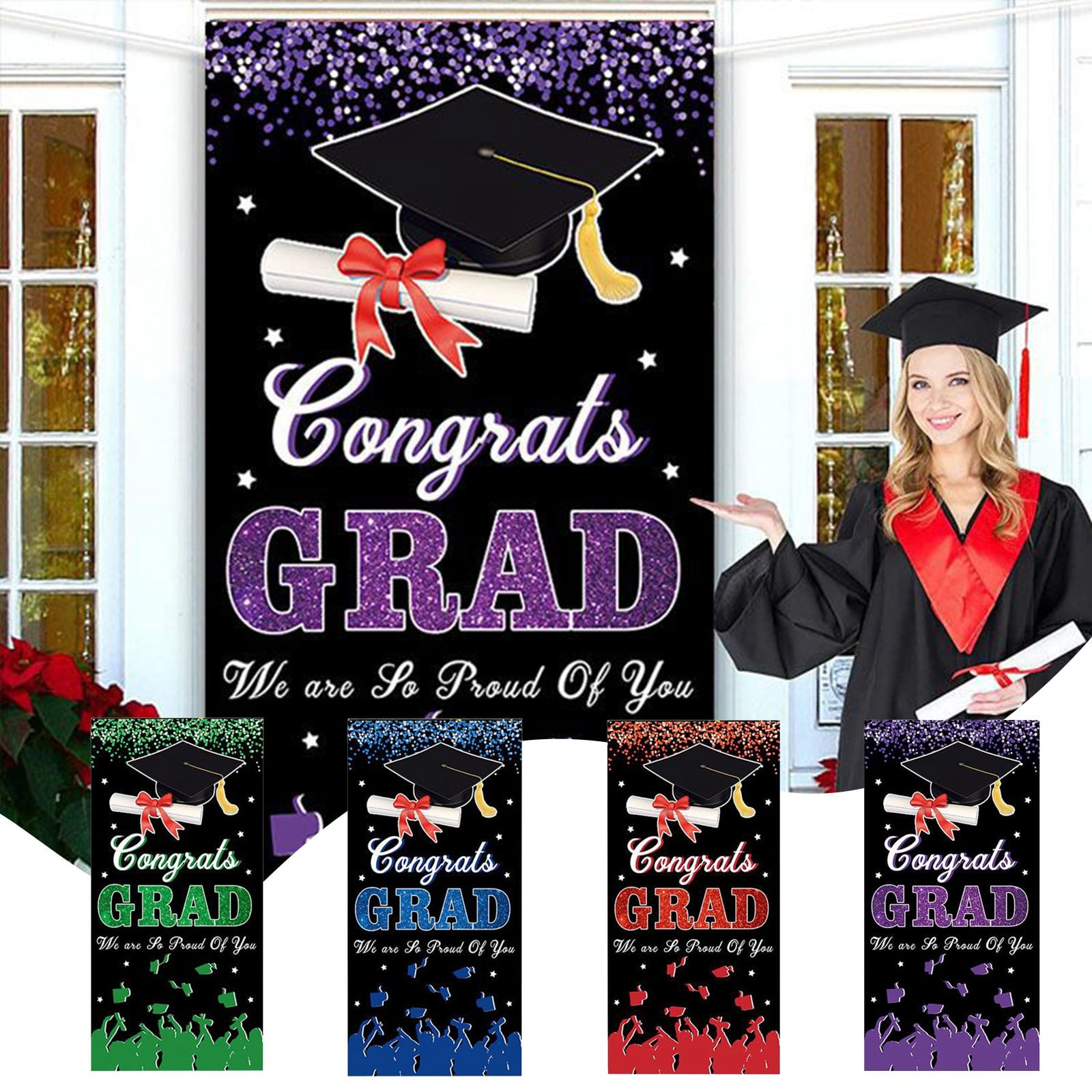 2025 Graduation Decorations, Large Graduaiton Banners Set, Graduation ...