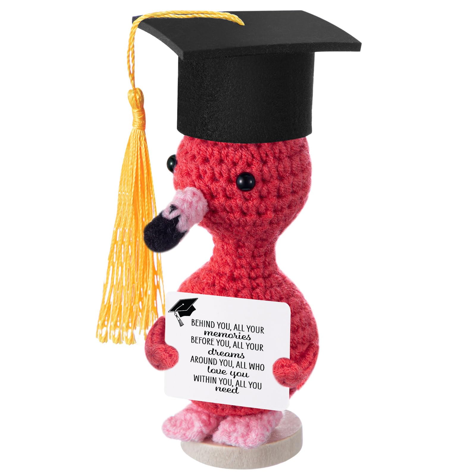 2025 Graduation Gift Graduation Flamingo Doll with Doctoral Hat ...