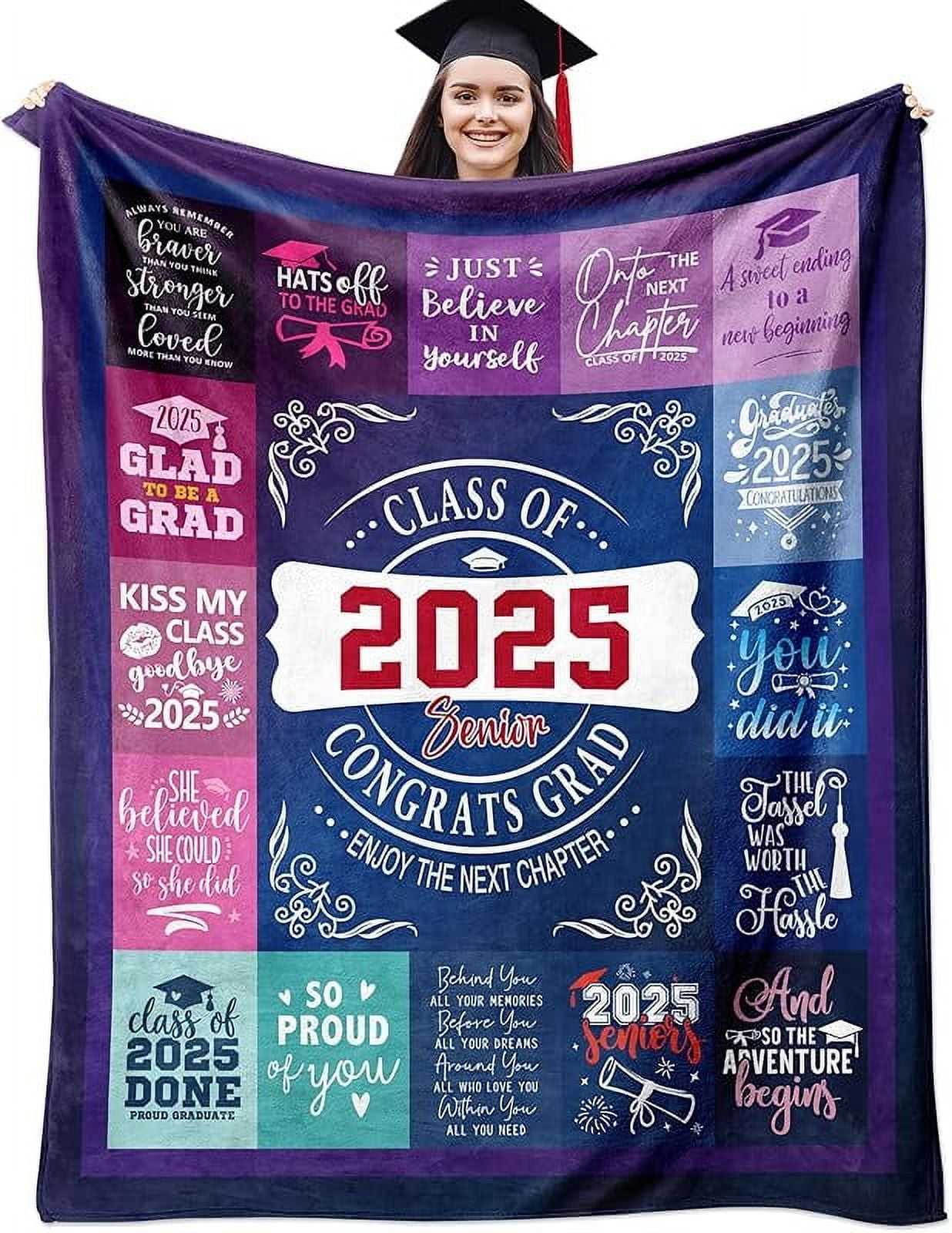 2025 Graduation Gifts Blanket, Graduation Gifts for Women/Her/Girls ...