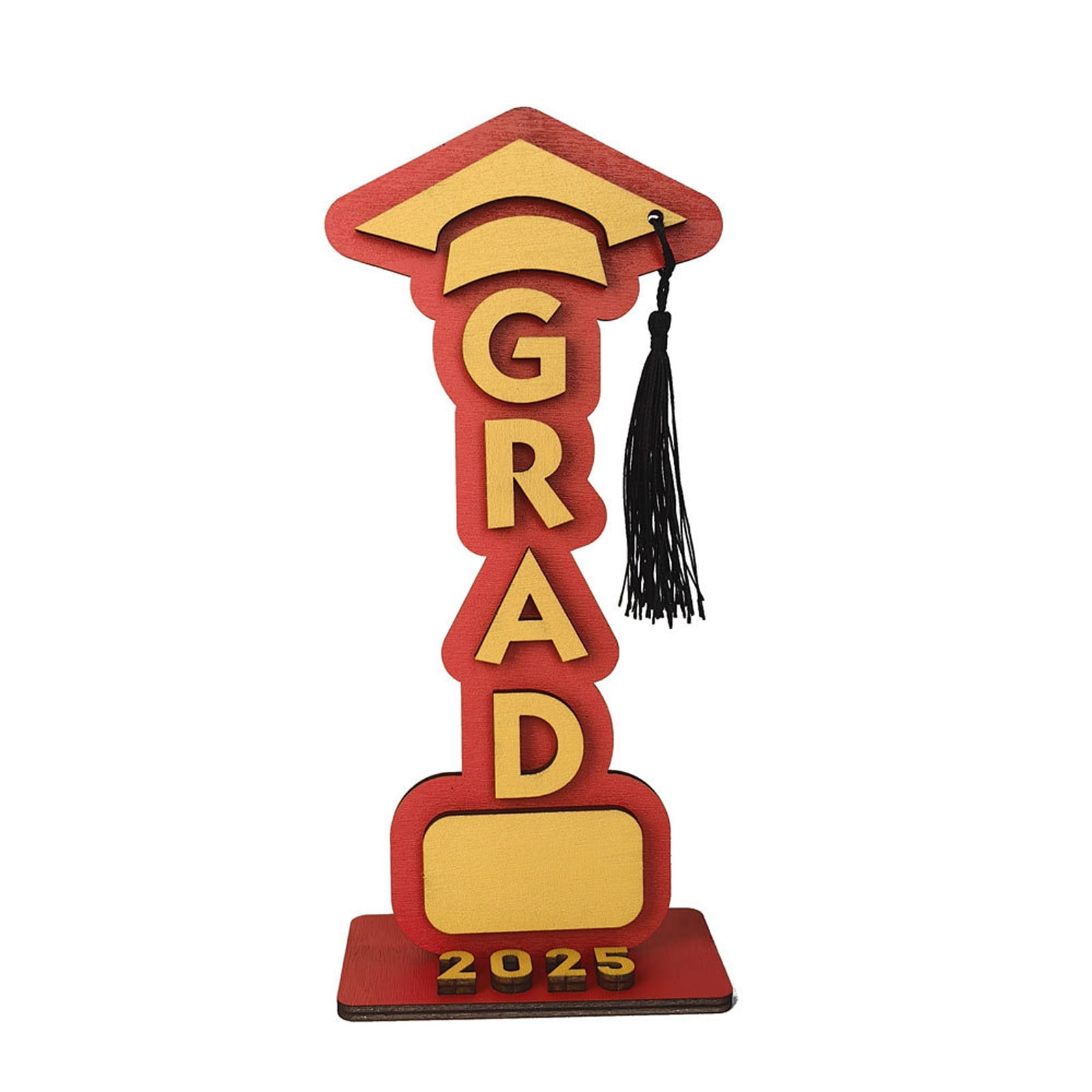 2025 Graduation Gifts Class of 2025 Ornament, 8.8" Red Yellow Text ...