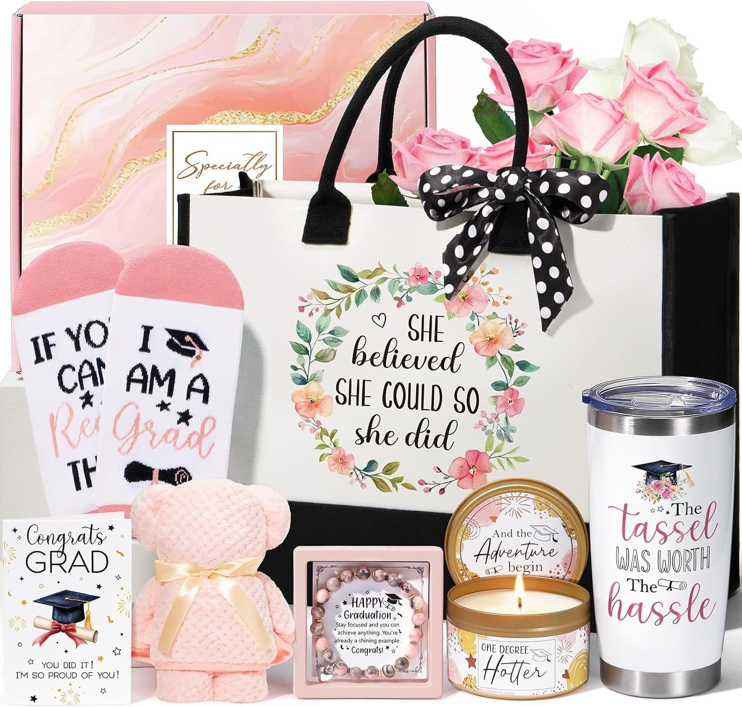 2025 Graduation Gifts for Her, Cool College Graduation Gifts Basket ...