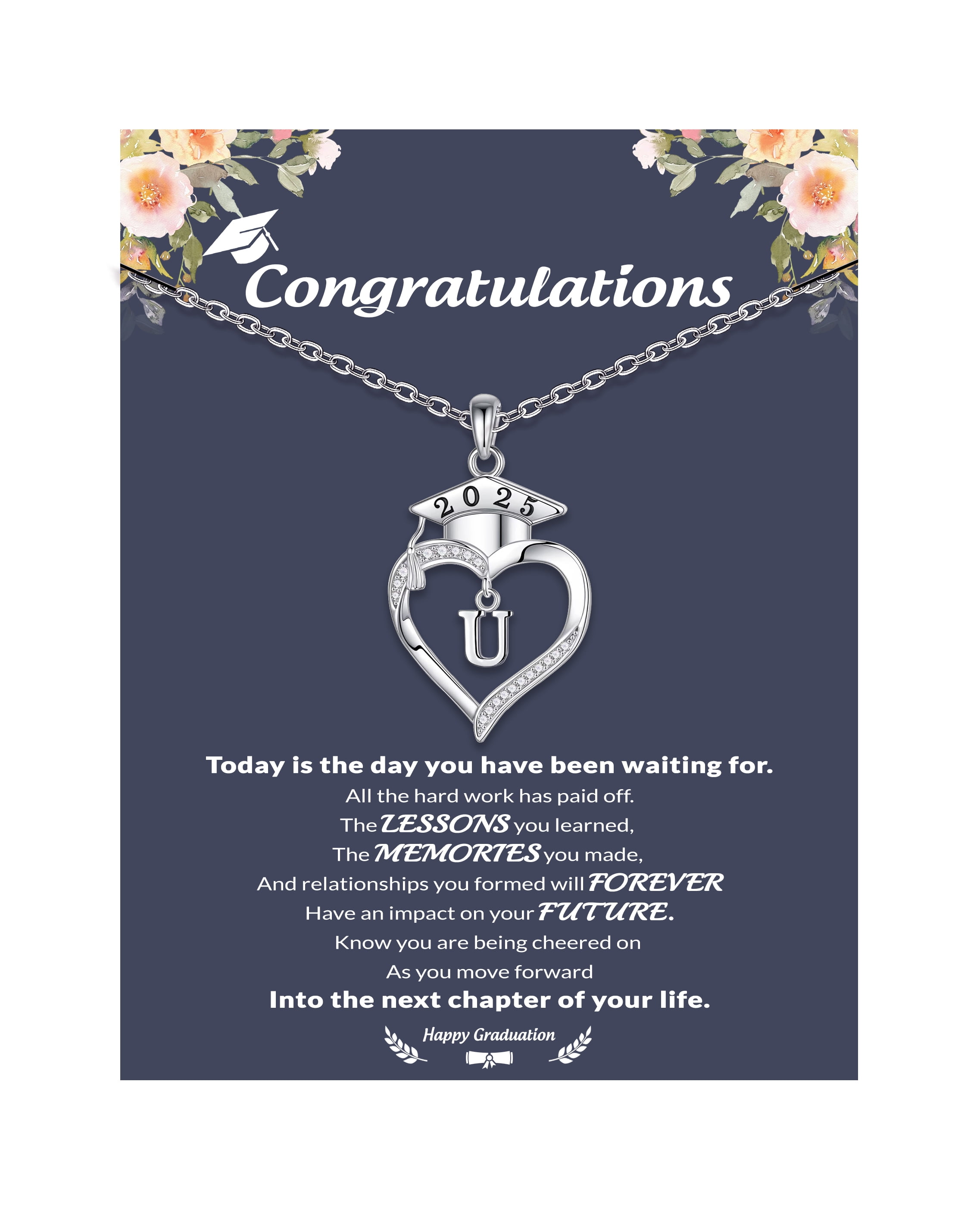 2025 Graduation Gifts - Pendant Necklace for Women Inspirational Gifts ...