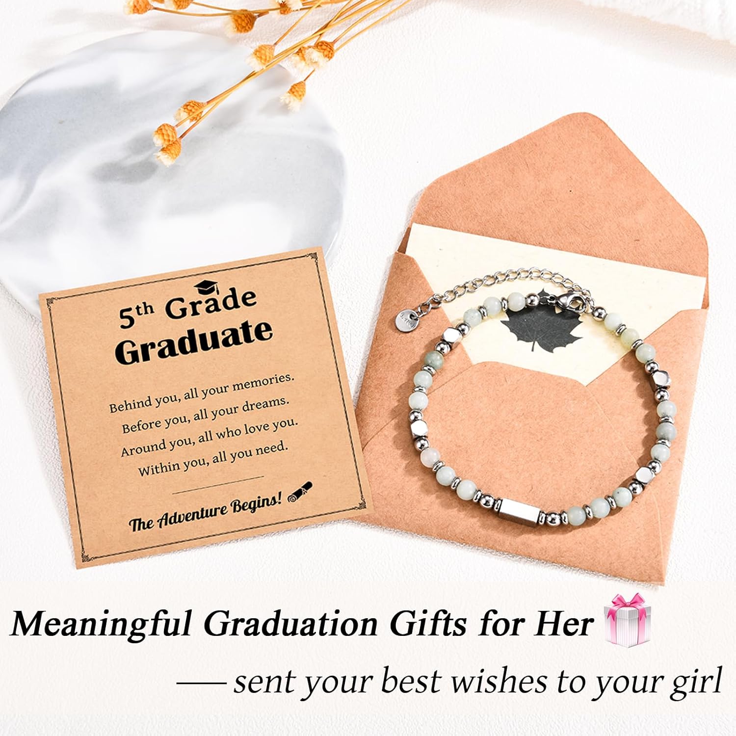 2025 Graduation Gifts for Her, Compass Bracelet for Girls Women ...