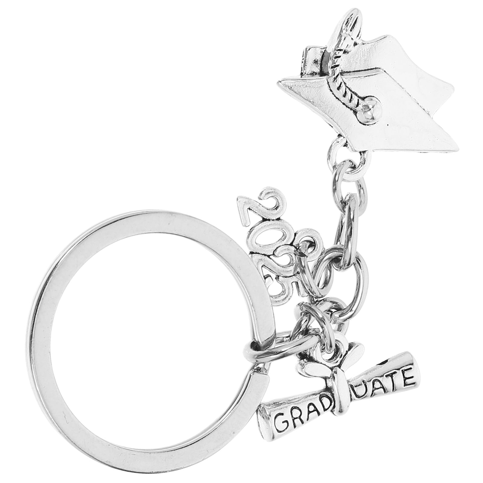 2025 Graduation Graduate Keychain for Teacher Souvenir Keyrings Silver ...