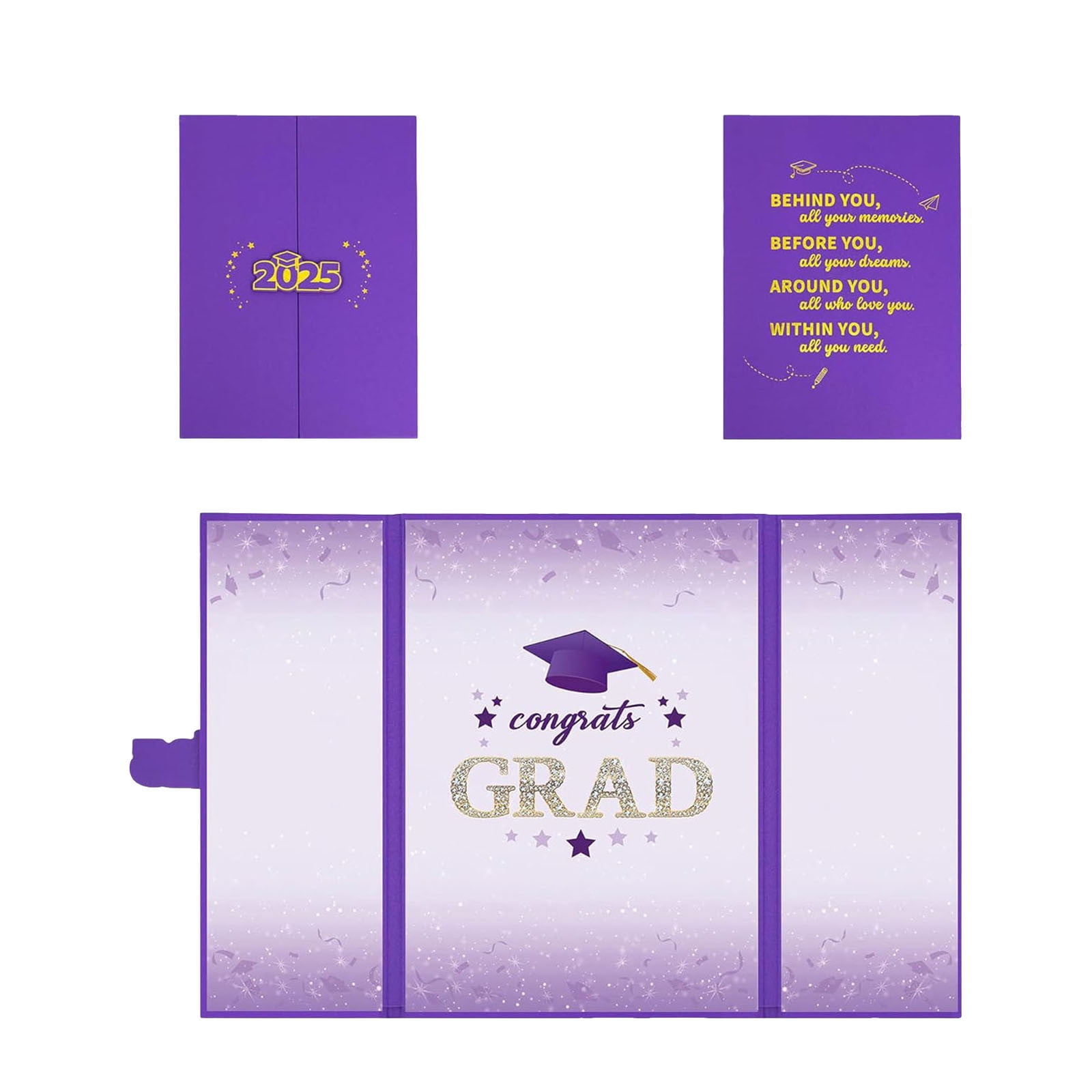 2025 Graduation Guest Book Party Decorated Greeting Cards Graduation ...
