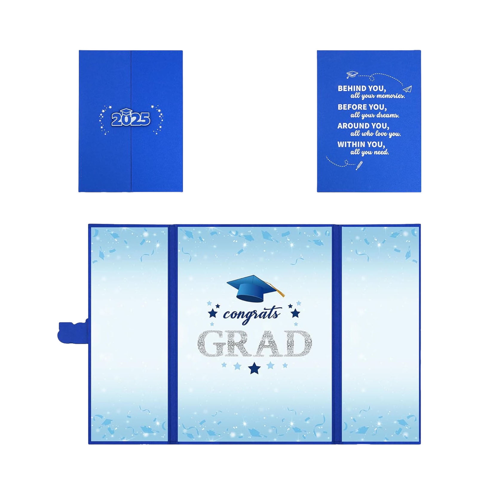 2025 Graduation Guest Book Party Decorated Greeting Cards Graduation ...