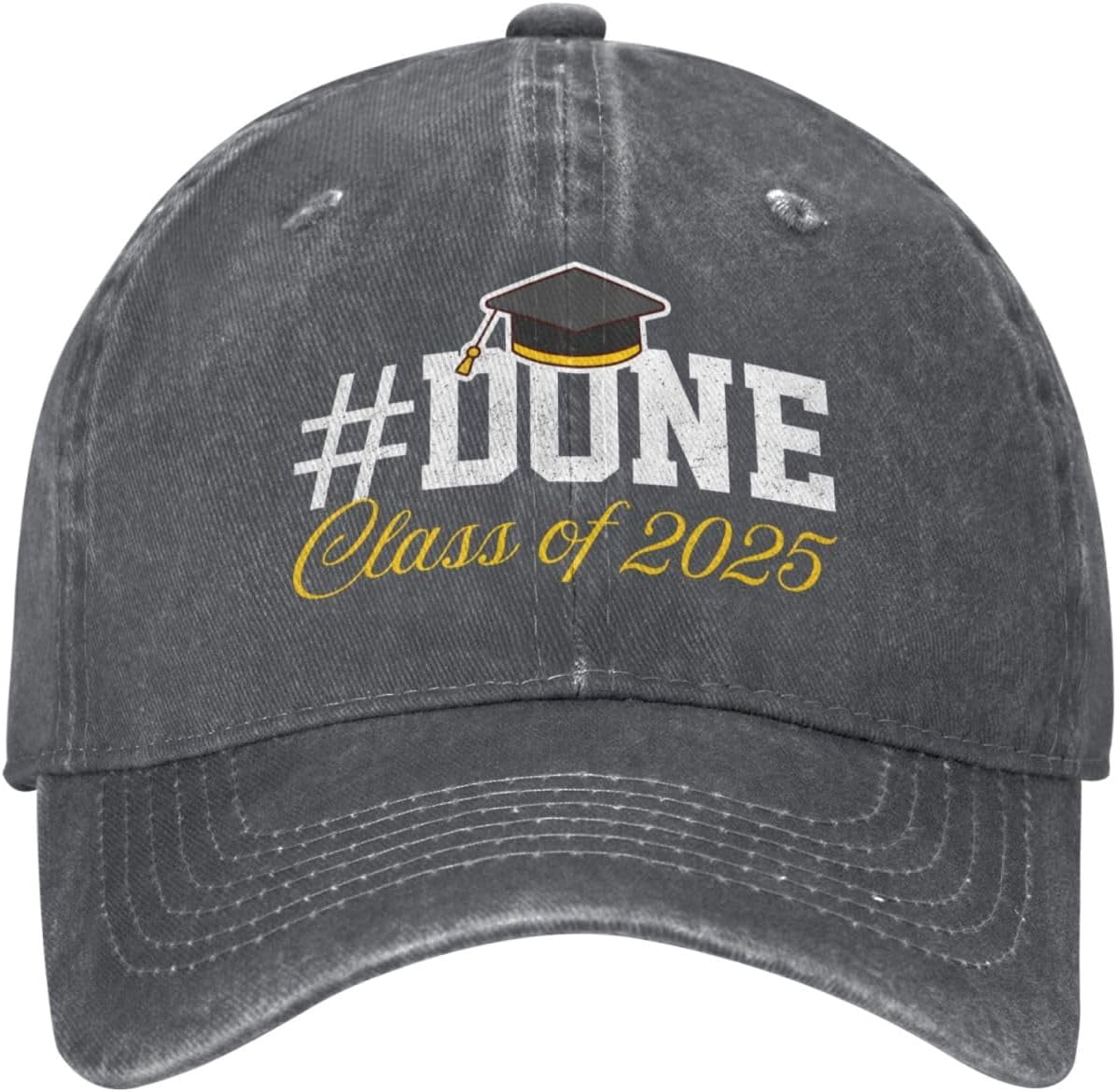 2025 Graduation Hat Done Lettering Trucker Style Denim Cap - Walmart.com