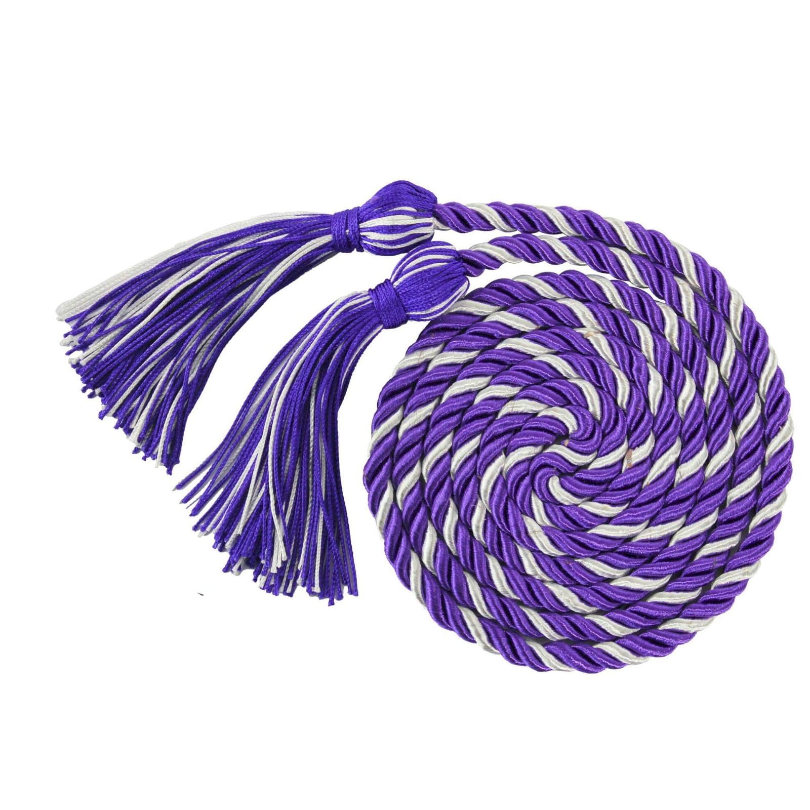 2025 Graduation Honor Cord Purple/Purple/White, Single Stole Ceremony ...