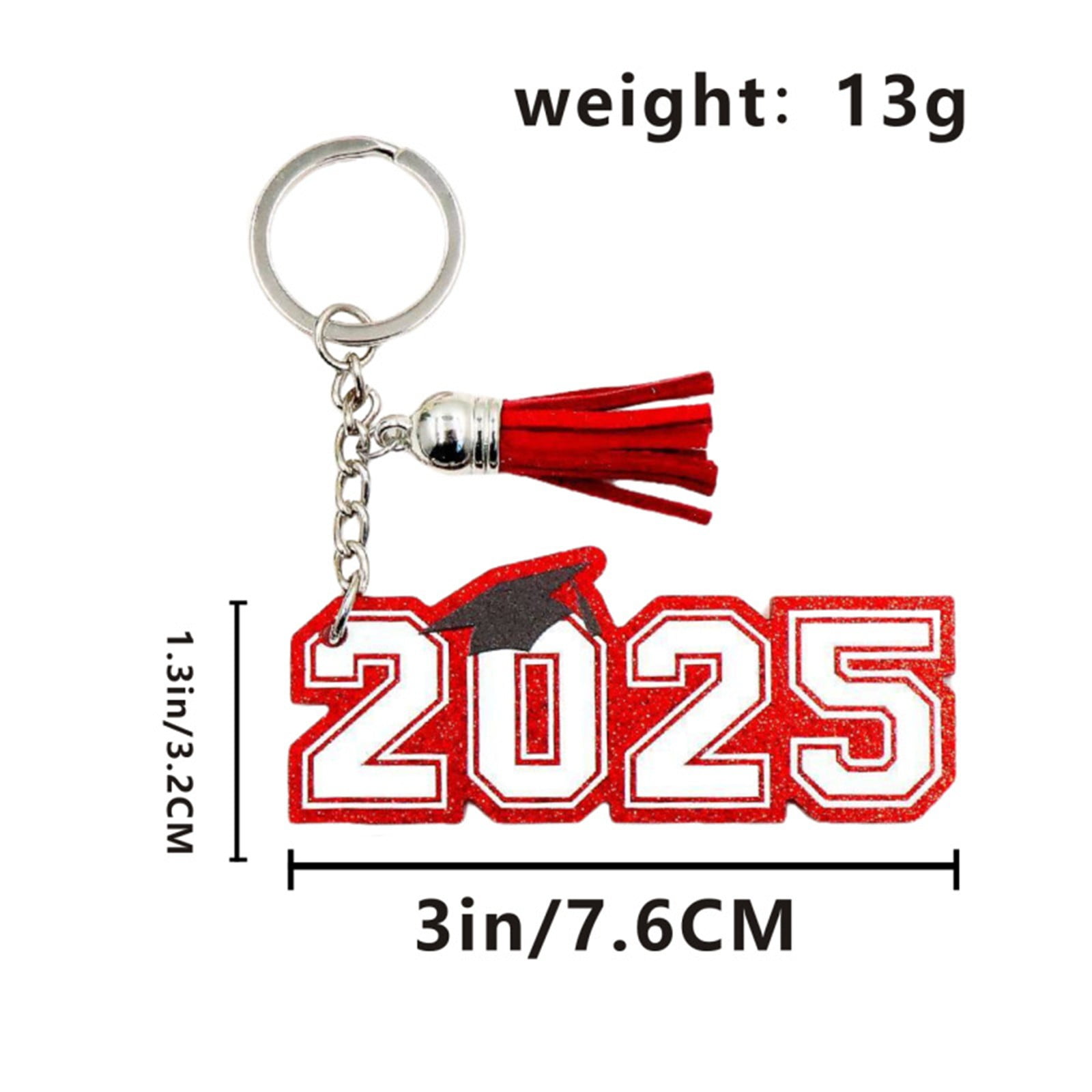 2025 Graduation Keychain Acrylic Cap Keyring for Students Jewelry Charm ...