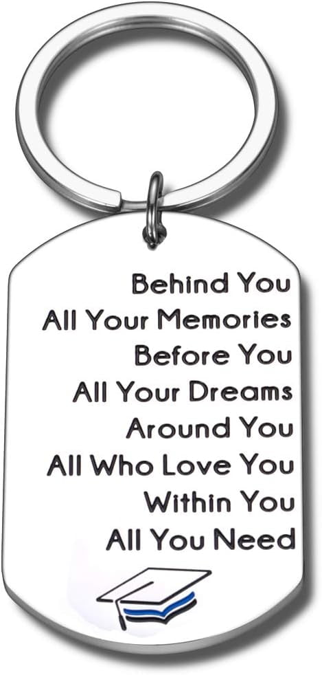 2025 Graduation Keychain Gift Inspirational Keychain Behind You ...