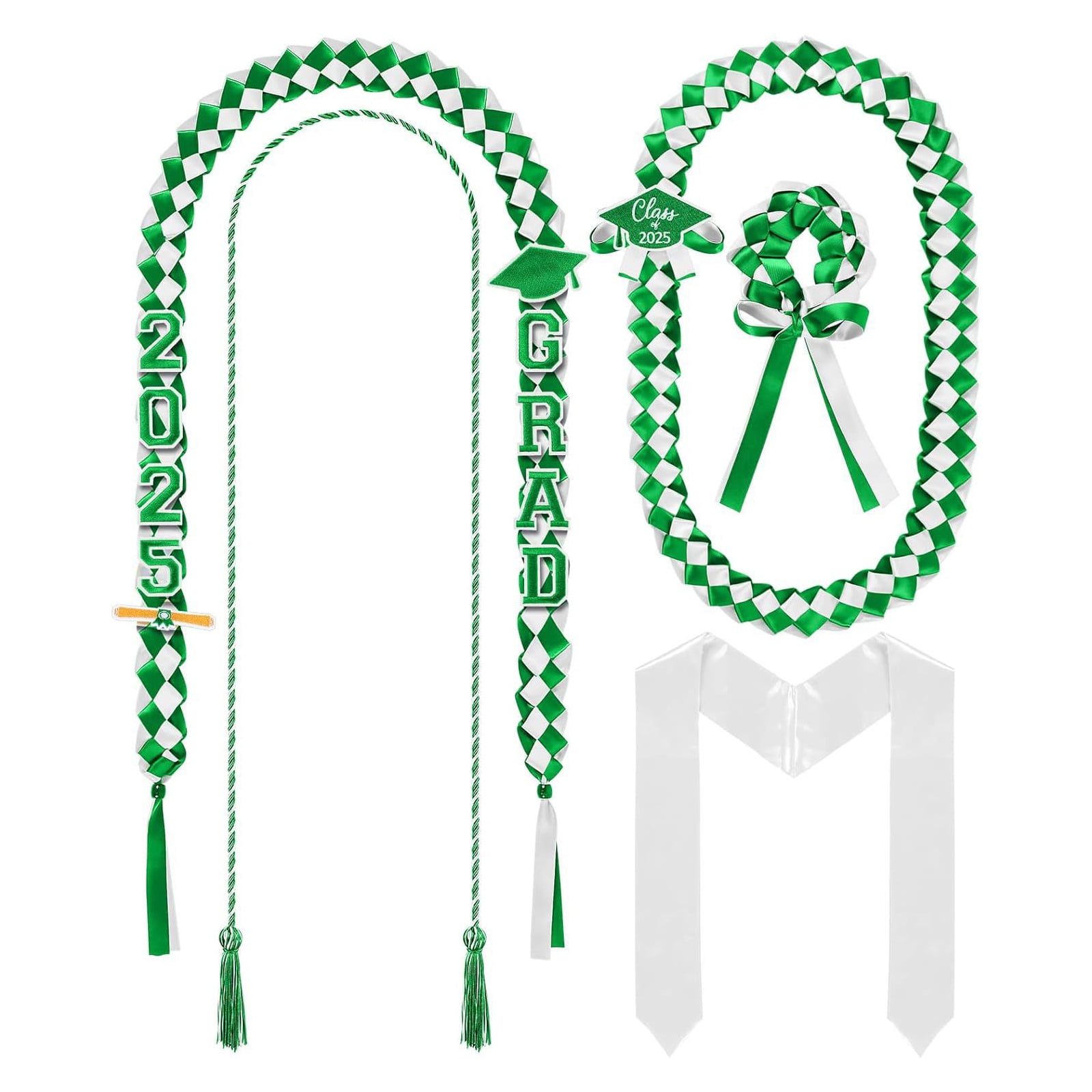 2025 Graduation Leis Graduation Sash 2025 Honours Cord Wrist Cuffs ...