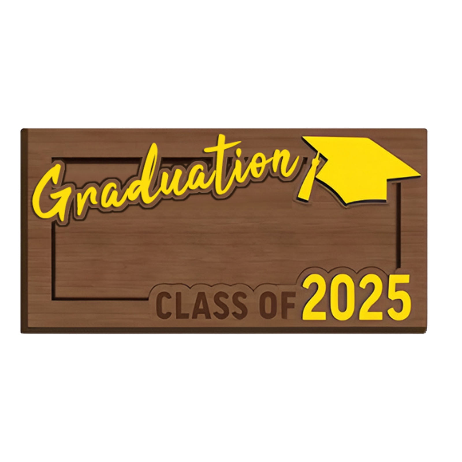 2025 Graduation Memory Wooden Keepsake Holder with 3D Text 4 Style ...
