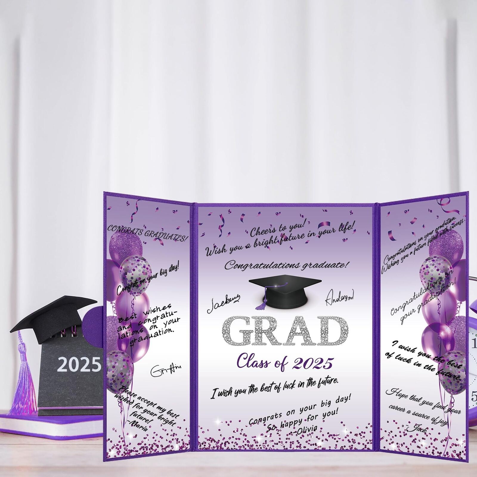 2025 Graduation Message Book, Graduation Party Decoration Book, Perfect ...