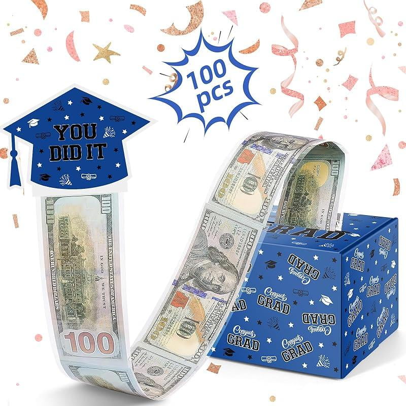 2025 Graduation Money Box for Cash Gift Pull - Graduation Gift - 100 ...