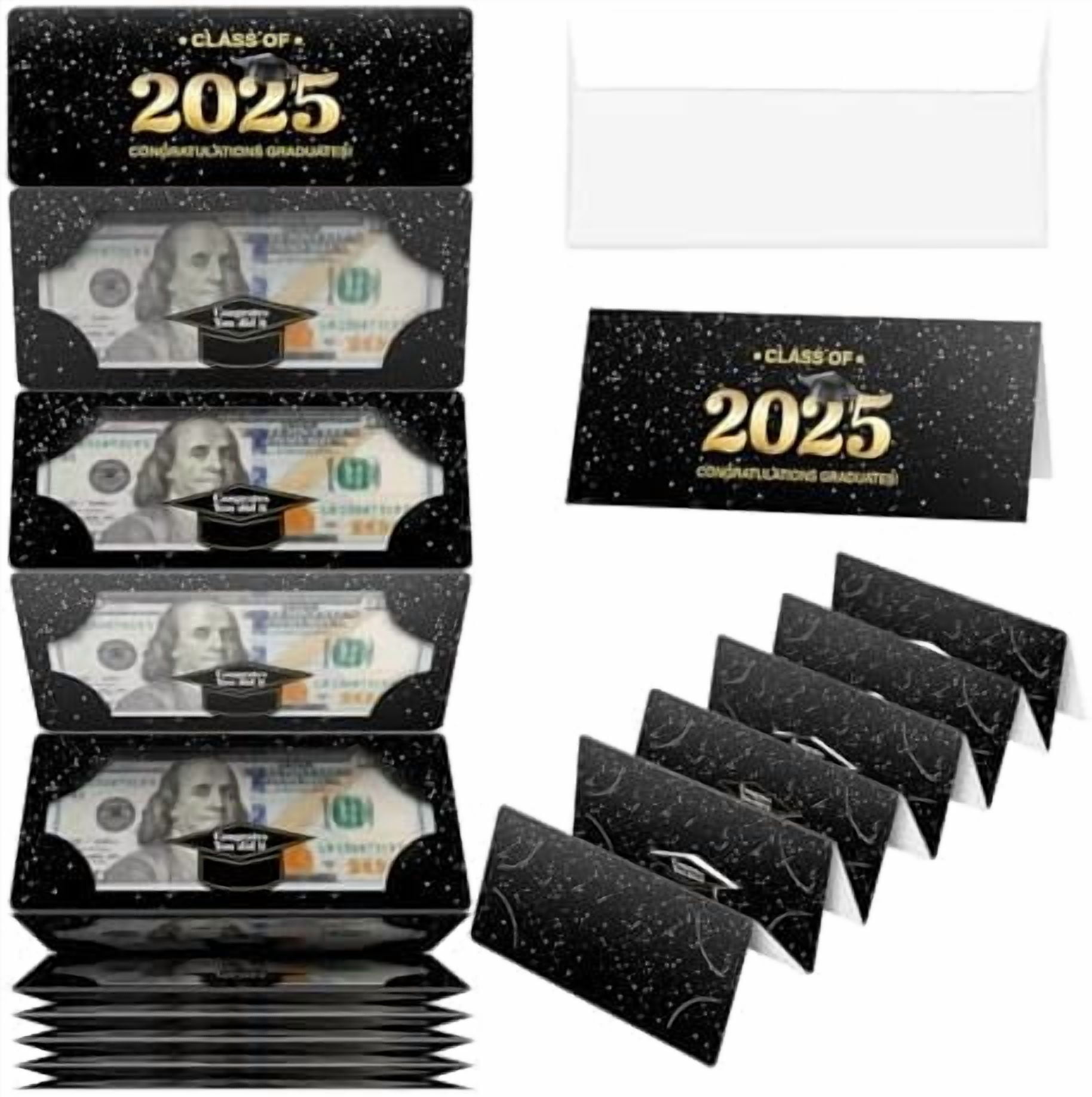 2025 Graduation Money Holder for Cash Gift Envelope with Wish Card for ...