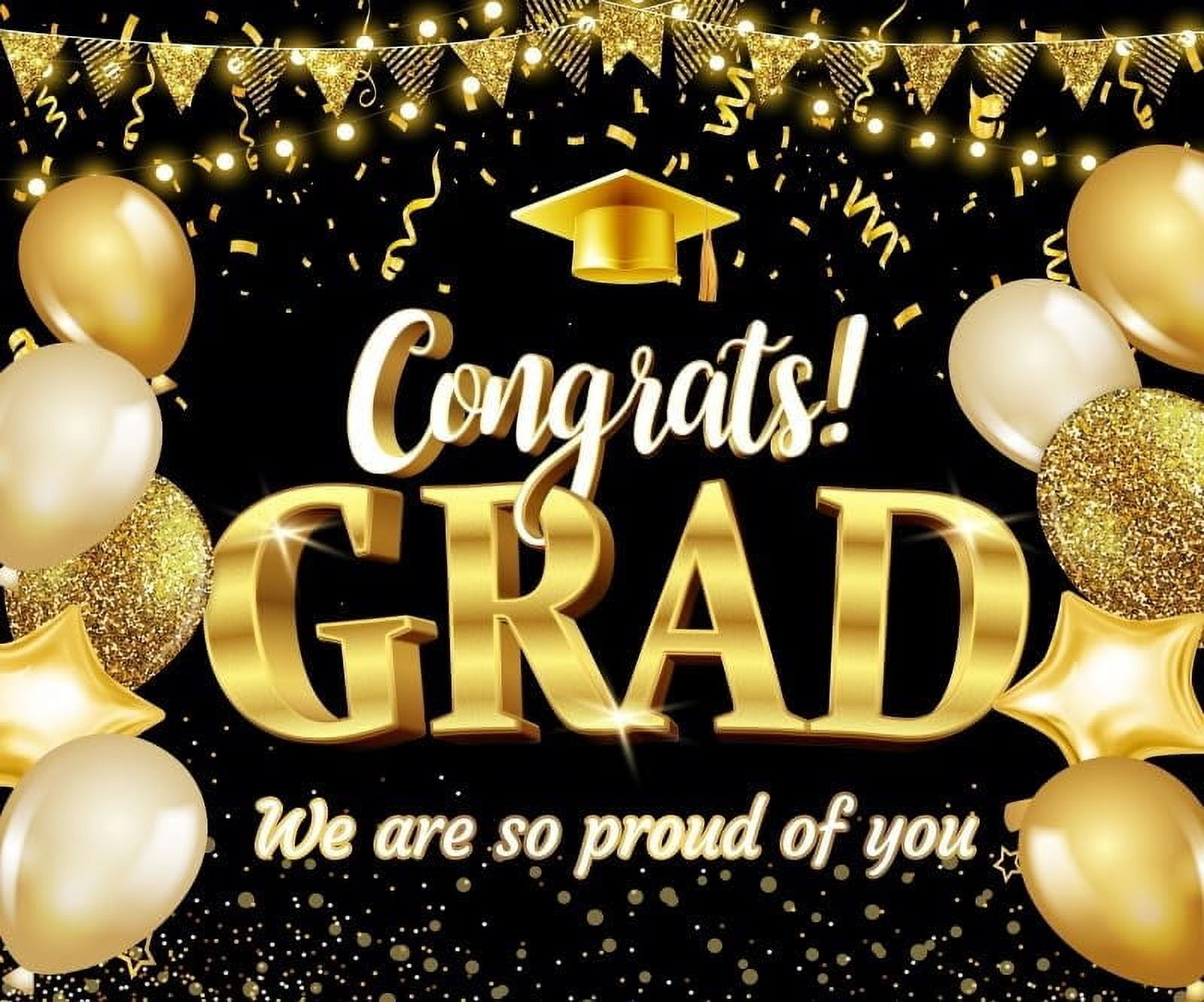 2025 Graduation Party Backdrop Congrats Grad Congratulations Class of ...