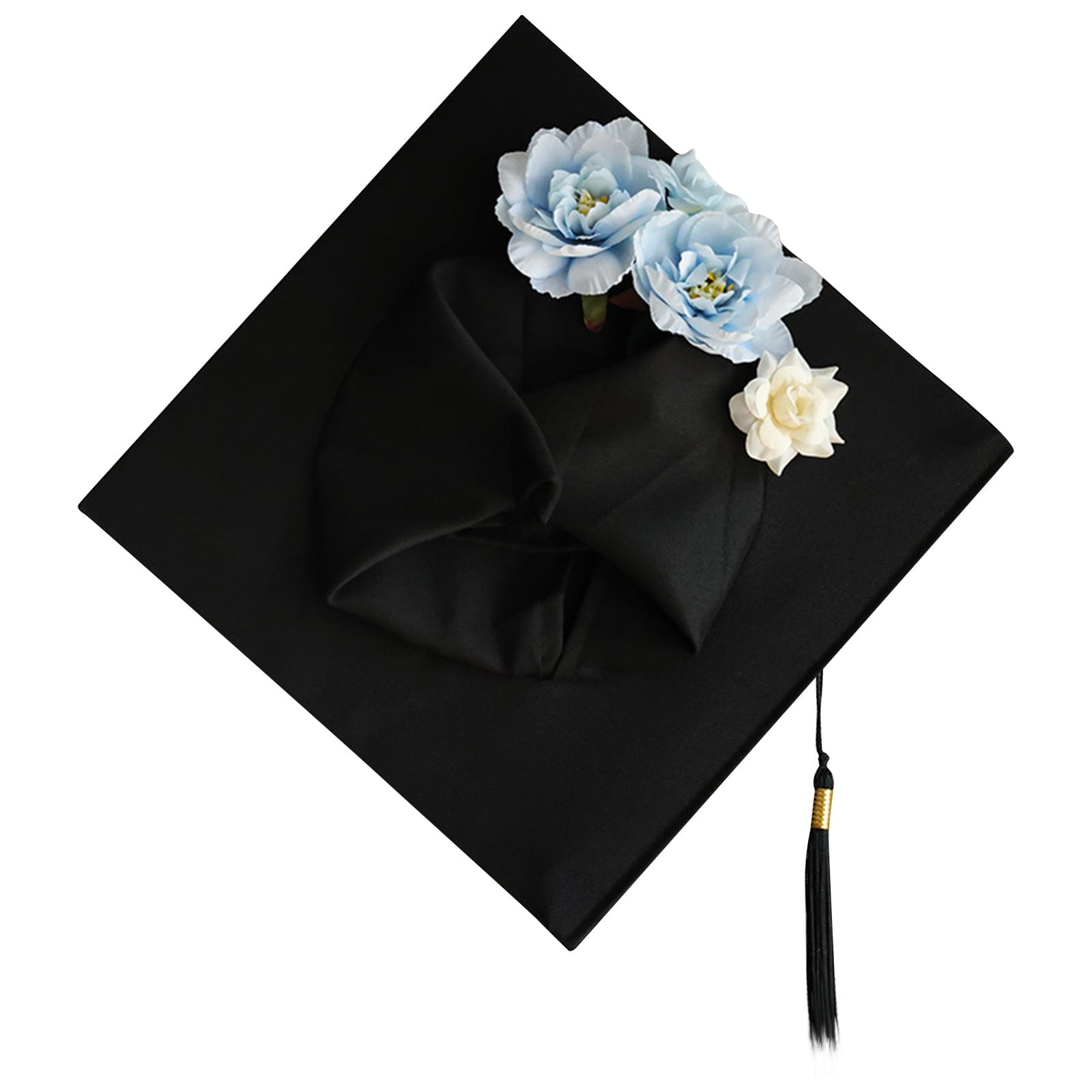 2025 Graduation Party Cap for Graduation, 9 Inch Bachelor Hat with Silk ...