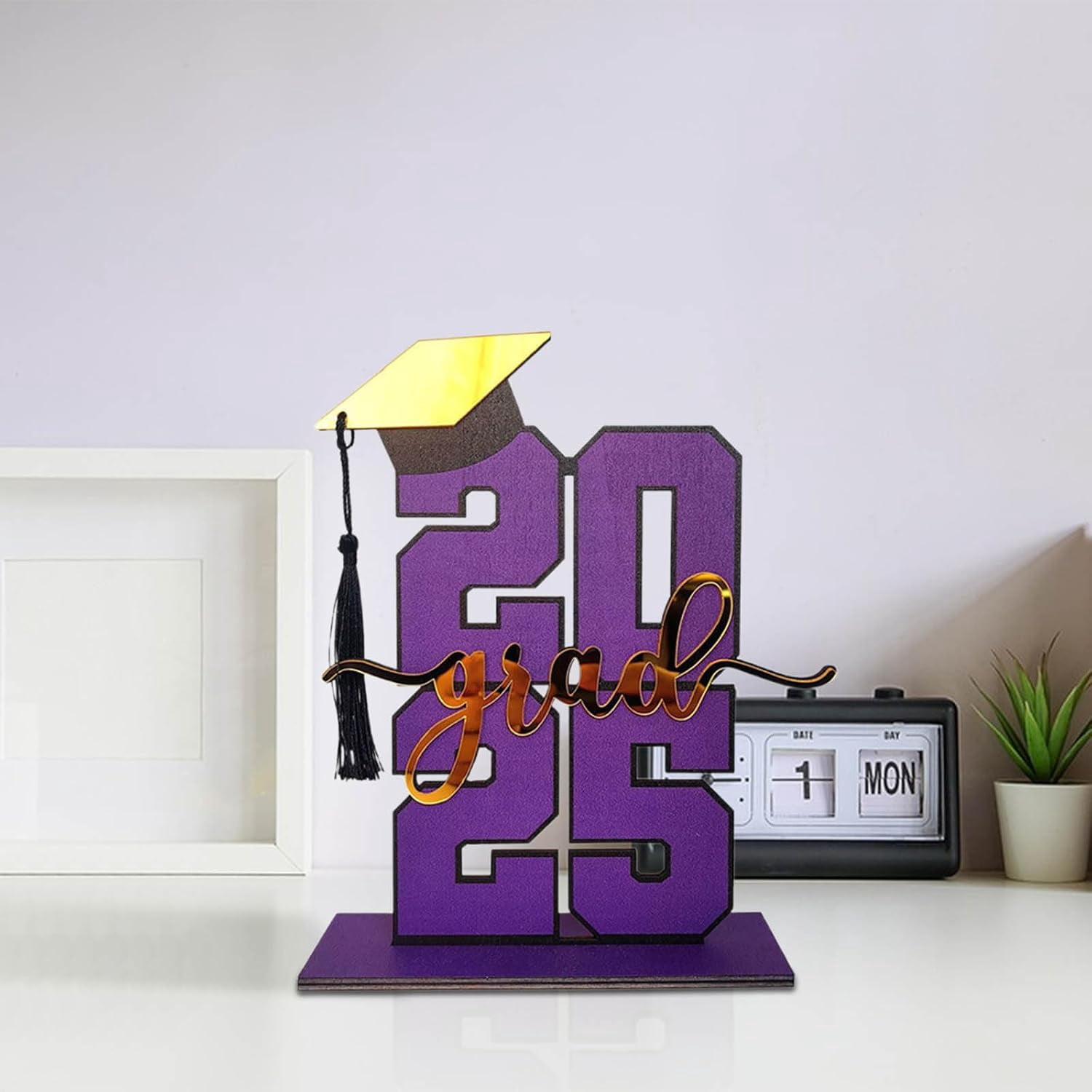2025 Graduation Party Decoration Class of 2025 Wooden Table Centerpiece ...