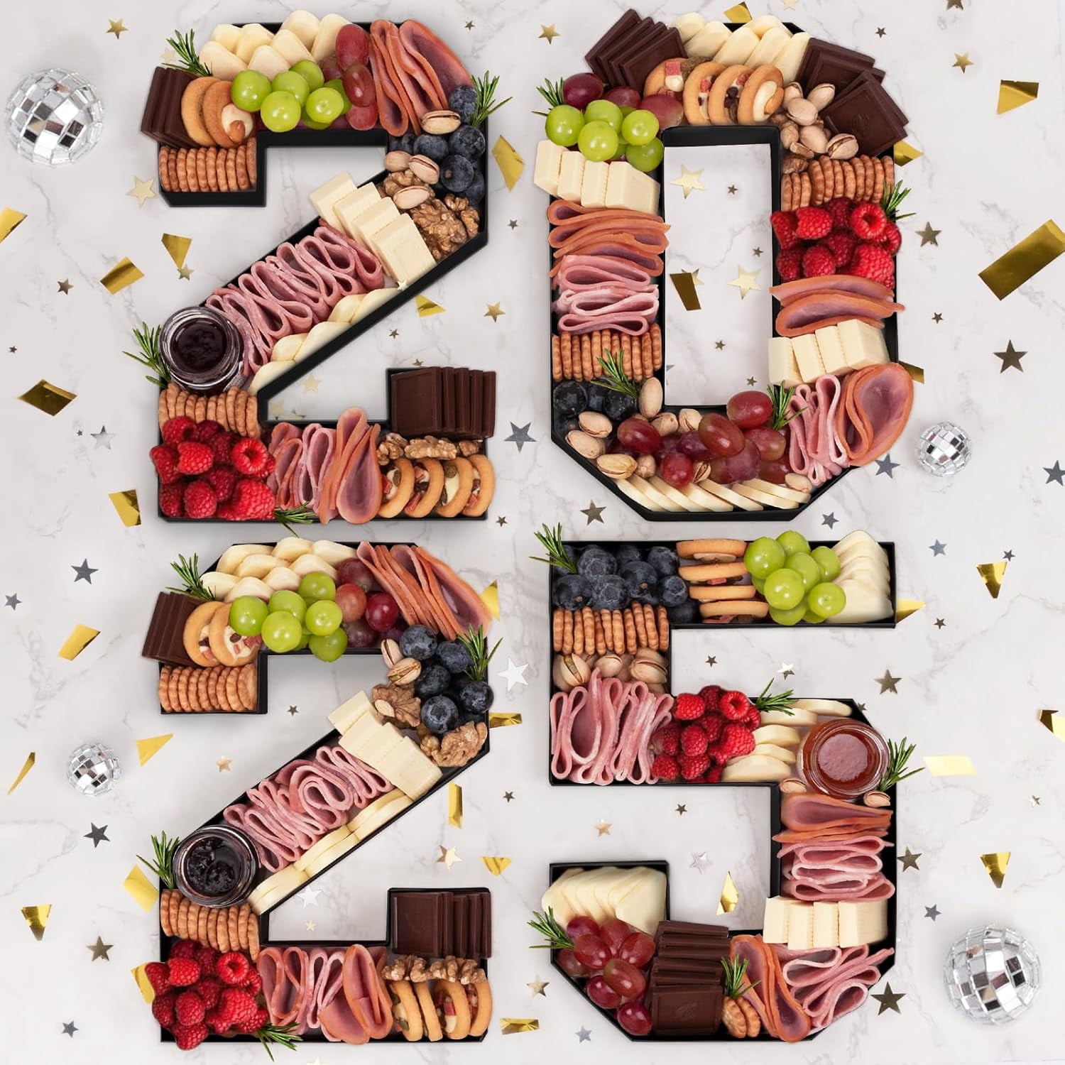 2025 Graduation Party Decorations - 2025 Numbers Charcuterie Board Box ...