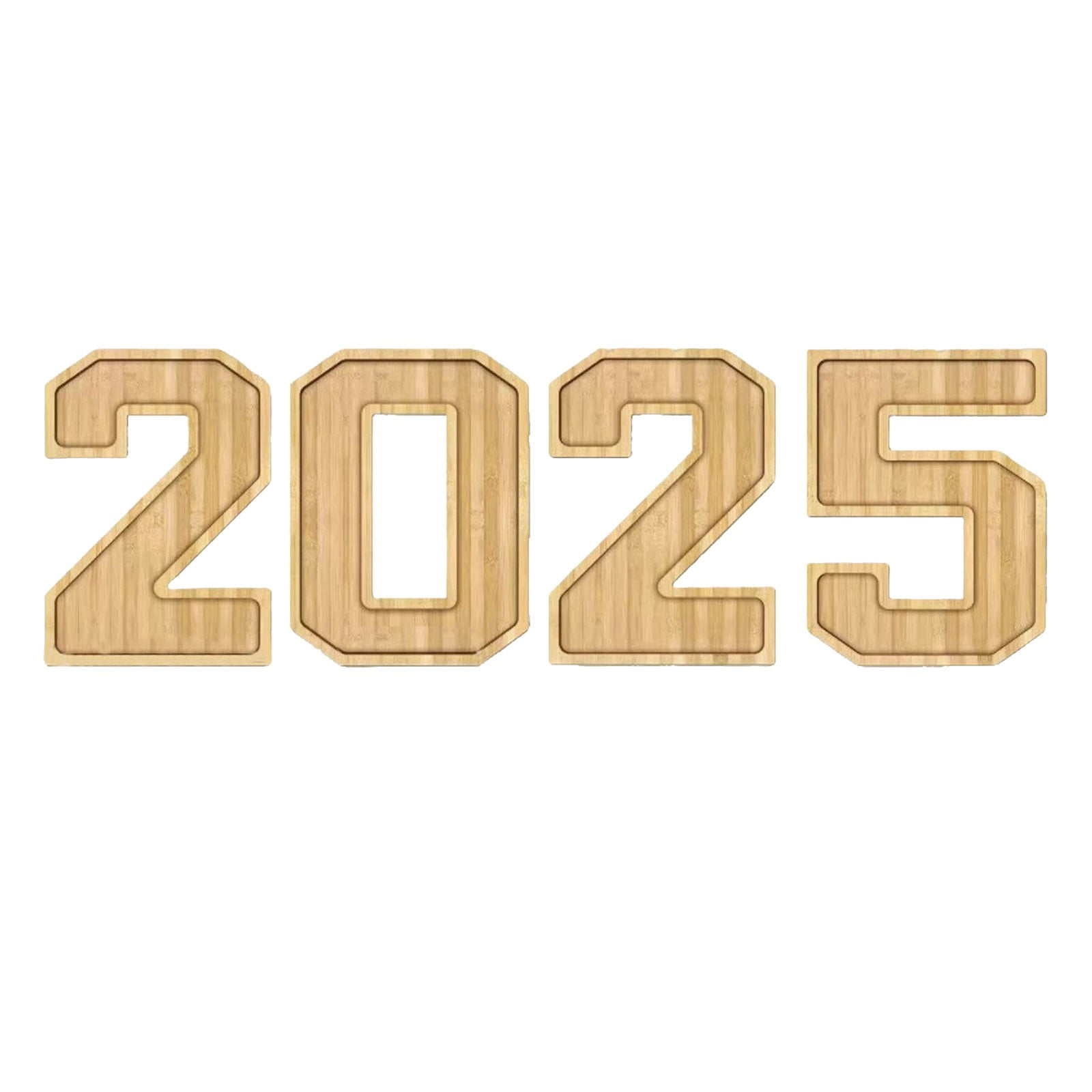 2025 Graduation Party Decorations 2025 Numbers Charcuterie Board Wooden ...
