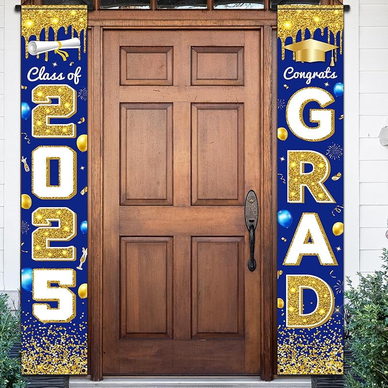 2025 Graduation Party Decorations - Congrats Grad Banner Class of 2025 ...