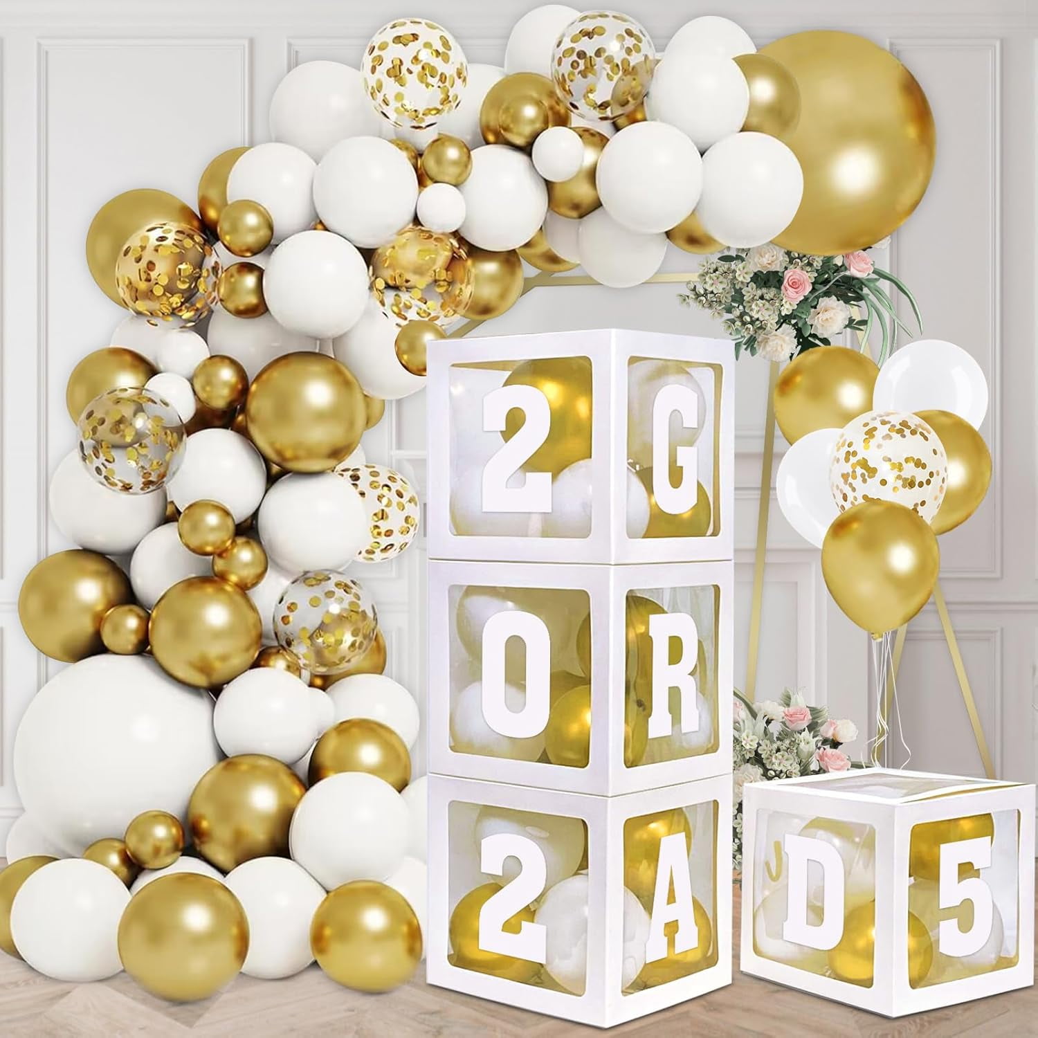 2025 Graduation Party Decorations - Set of 4 Graduation Boxes with ...