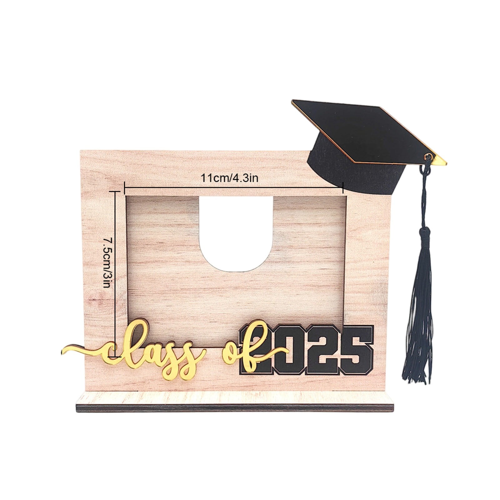 2025 Graduation Picture Frame, Class of 2025 Wooden Graduation Photo ...