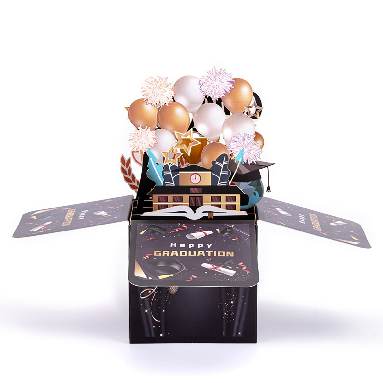 2025 Graduation Pop Up Card - 3D Congratulations Card for High School ...