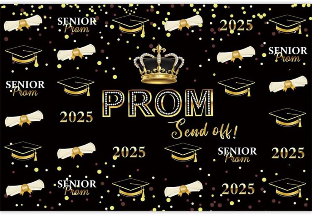 2025 Graduation Prom Backdrop Send Off Class of 2025 Congrats Grad ...
