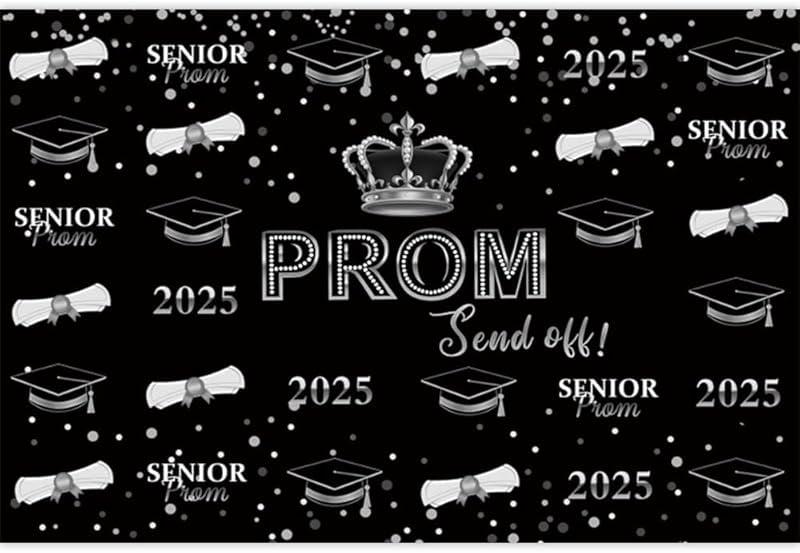 2025 Graduation Prom Backdrop Send Off Class of 2025 Congrats Grad ...