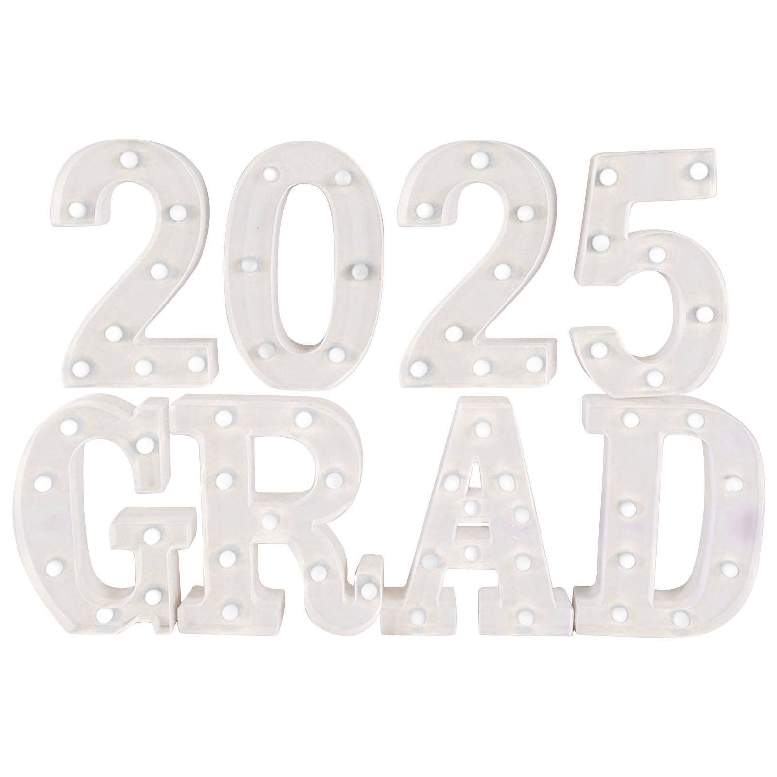 2025 Graduation Season Party Decorations Class Of 2025 LED Light-Up ...
