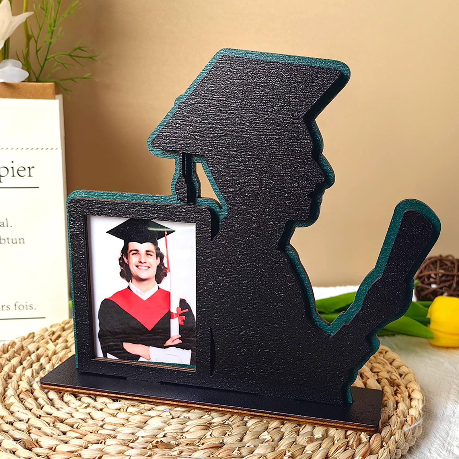 2025 Graduation Season Photo Frame Setup Wooden Combination Boy Photo ...