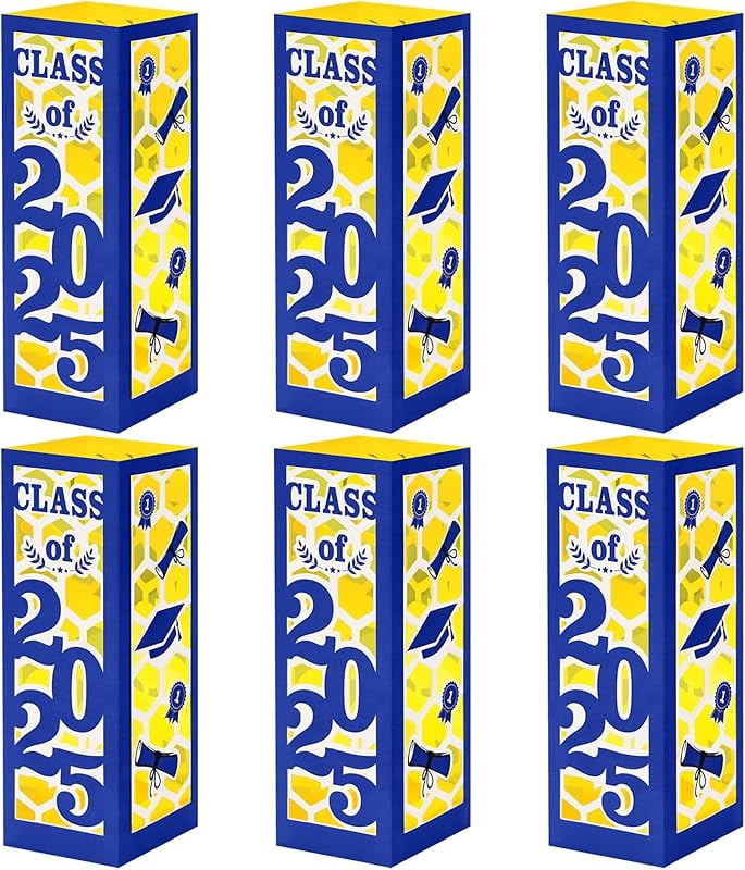 2025 Graduation Table Centerpieces 6Pcs Graduation Table Decorations ...