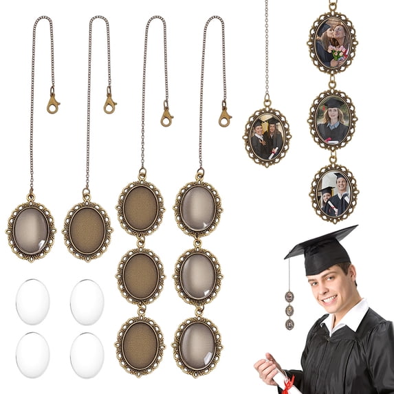2025 Graduation Tassel oto Charm - 8/12/16 Pieces Graduation Cap ...
