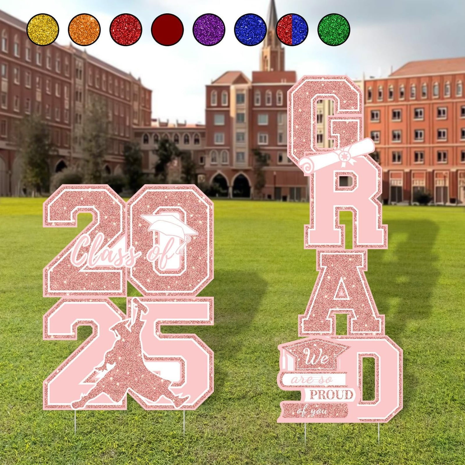2025 Graduation Yard Sign Decorations Set Celebrate Your Graduate with ...
