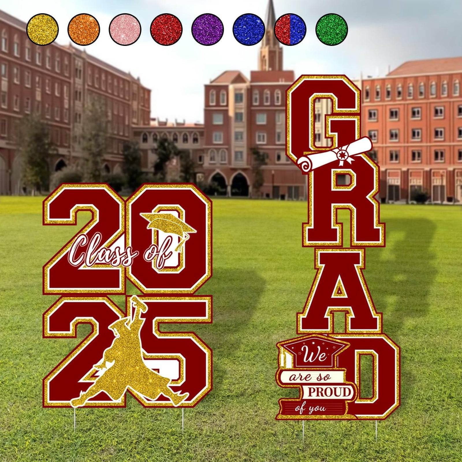 2025 Graduation Yard Sign Decorations Set Celebrate Your Graduate with ...