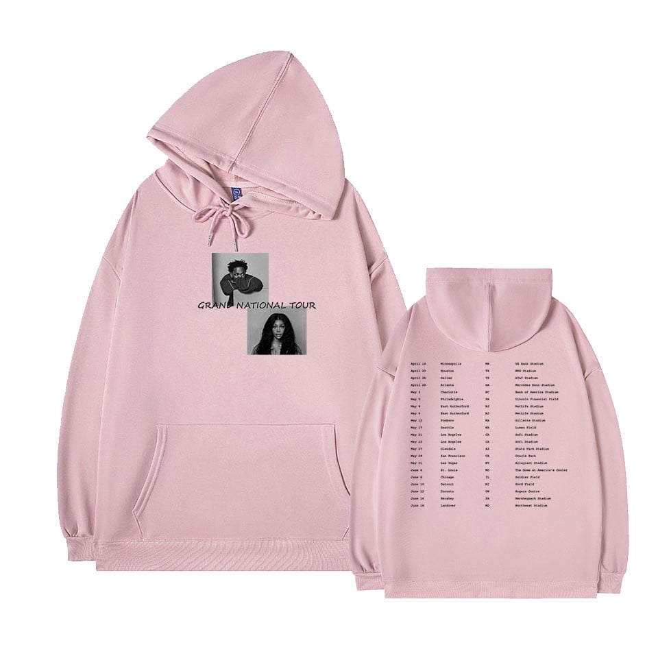 2025 Grand National Tour Merch Kendrick Lamar & SZA Hoodie Sweatshirt ...